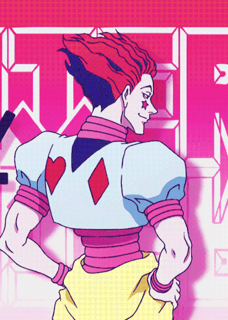 Hunter x Hunter Highlight: Hisoka’s Bold and Colorful Entrance GIF