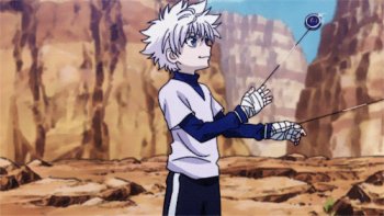 Killua Zoldyck — Hunter x Hunter GIF Killua's Lightning Reel (HxH) HxH ...