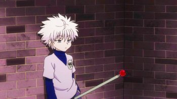 Killua Zoldyck in Action - Hunter x Hunter Anime Moment - Gif Abyss