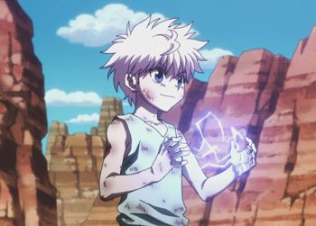 Download Killua Zoldyck Anime Hunter X Hunter Gif