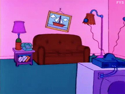 Download TV Show The Simpsons Gif