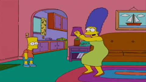 Download TV Show The Simpsons Gif