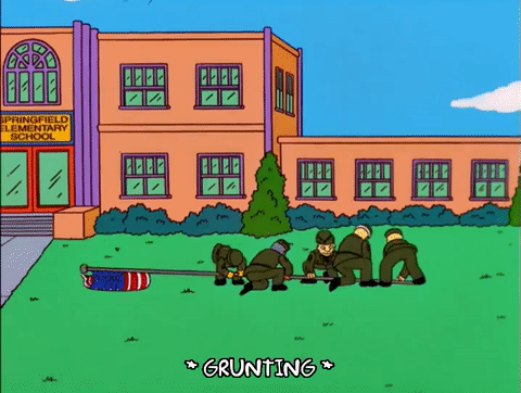 Download TV Show The Simpsons Gif - Gif Abyss