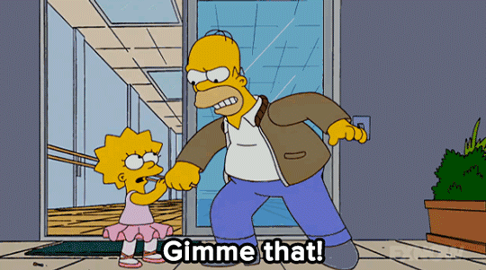 Download TV Show The Simpsons Gif