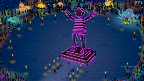 Download TV Show The Simpsons Gif