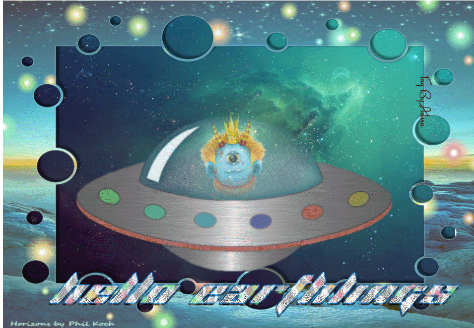 Hello Earthlings - Gif Abyss
