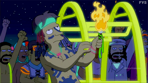 Download TV Show The Simpsons Gif