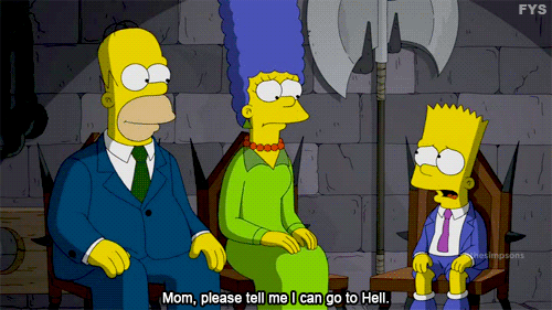 Download TV Show The Simpsons Gif