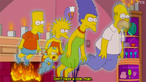Download TV Show The Simpsons Gif - Gif Abyss