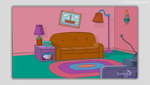 Download TV Show The Simpsons Gif