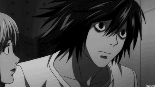 Download Anime Death Note L (Death Note) Misa Amane Gif