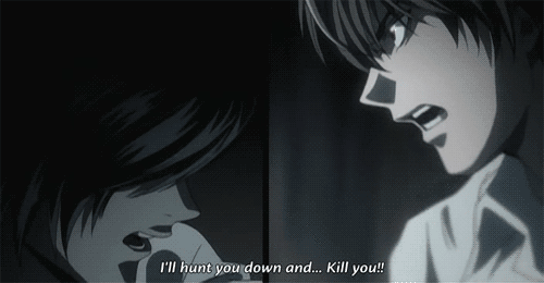 Download Anime Death Note L (Death Note) Light Yagami Gif