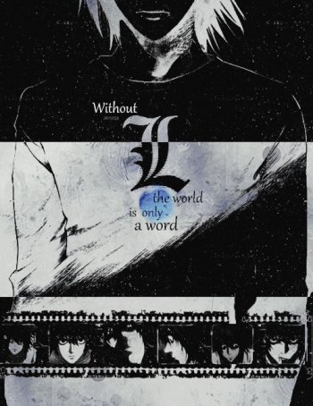 Download Anime Death Note L (Death Note) Gif
