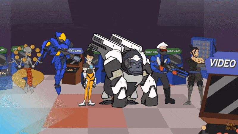 Download Video Game Overwatch Gif