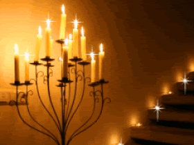 Download Flame Fire Artistic Candle Gif