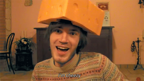 Download Celebrity PewDiePie Humor Cheese Funny Gif
