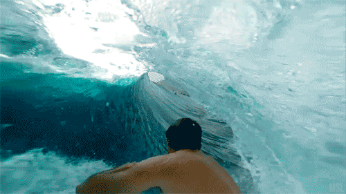 Download Wave Ocean Surfing Sports Gif - Gif Abyss