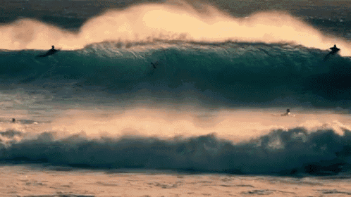 Download Wave Ocean Surfing Sports Ocean Waves Gif