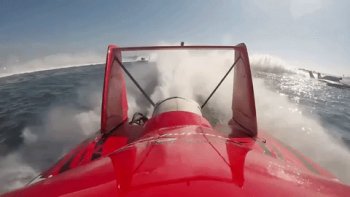 Download Racing Boat Vehicle Unlimited Hydroplane Gif - Gif Abyss