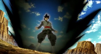 Black Goku Transformation – Animated GIF
