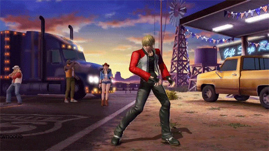 Download Video Game The King Of Fighters Gif
