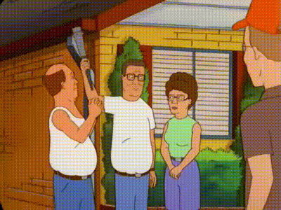 Hank Hill Yep Gif. 2 Samples From The Same Episode. Like They Blew
