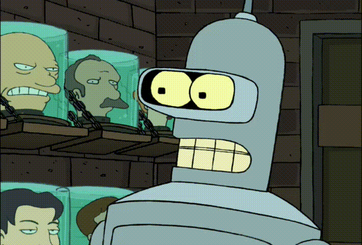 Download Sci Fi Futuristic Comedy TV Show Futurama Gif