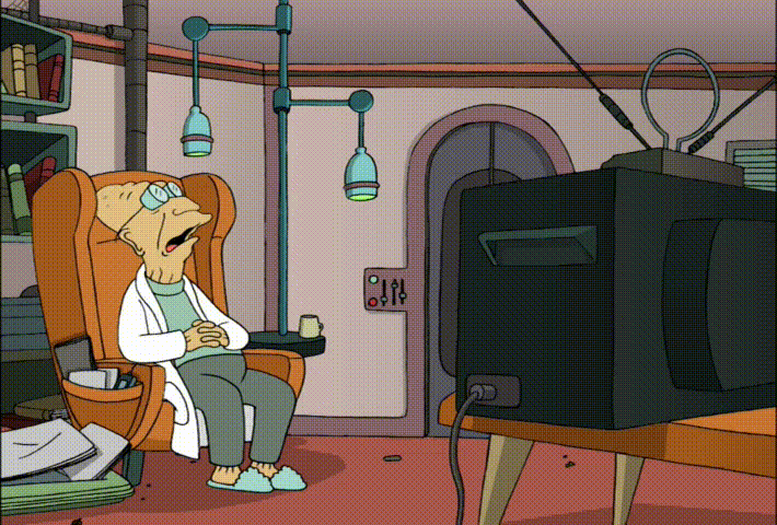 Download Sci Fi Futuristic Comedy TV Show Futurama Gif