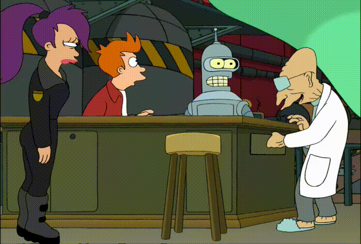 Download Sci Fi Futuristic Comedy TV Show Futurama Gif - Gif Abyss