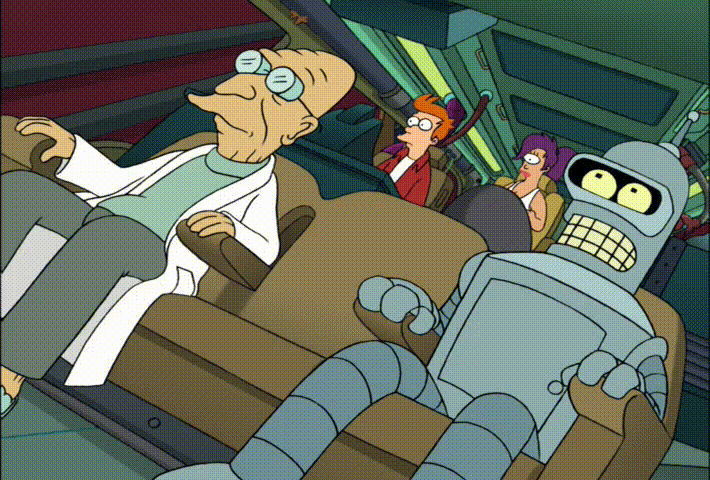 Download Sci Fi Futuristic Comedy TV Show Futurama Gif - Gif Abyss