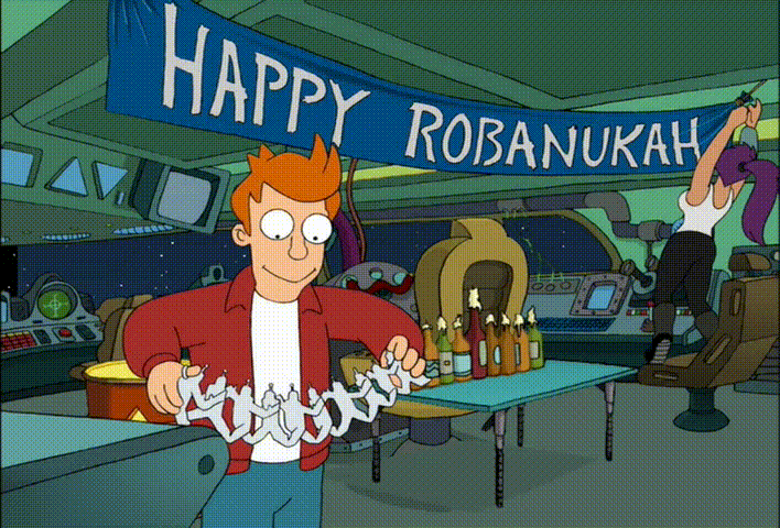 Download Sci Fi Futuristic Comedy TV Show Futurama Gif