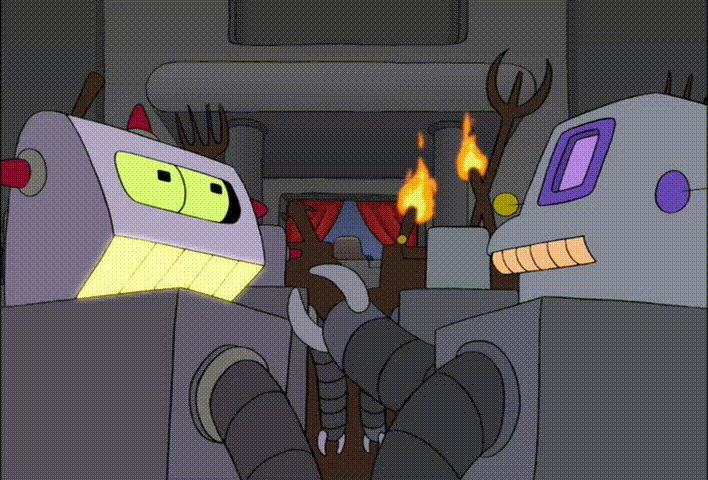 Download Sci Fi Futuristic Comedy TV Show Futurama Gif