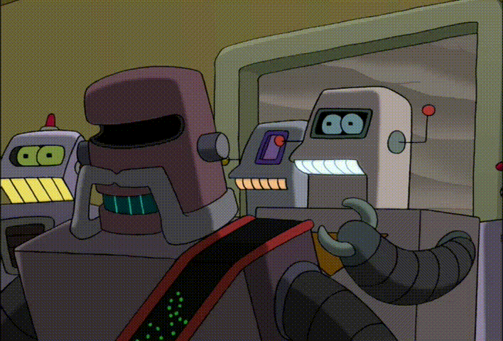 Download Sci Fi Futuristic Comedy TV Show Futurama Gif