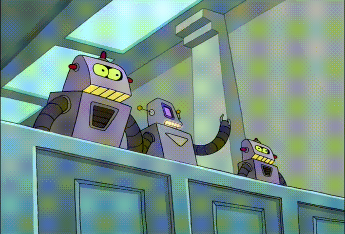Download Sci Fi Futuristic Comedy TV Show Futurama Gif