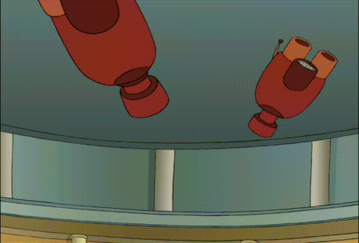 Download Sci Fi Futuristic Comedy TV Show Futurama Gif