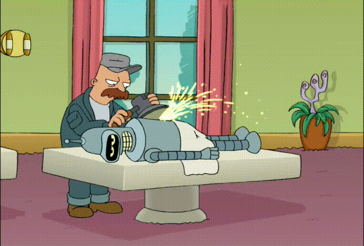 Download Sci Fi Futuristic Comedy TV Show Futurama Gif - Gif Abyss
