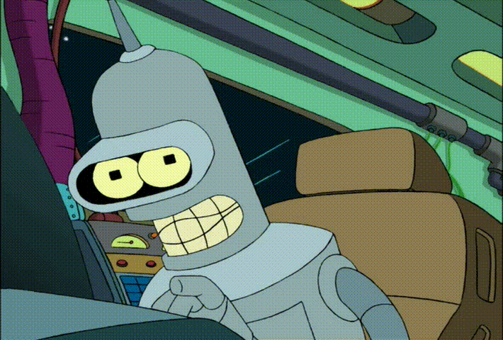 Download Sci Fi Futuristic Comedy TV Show Futurama Gif