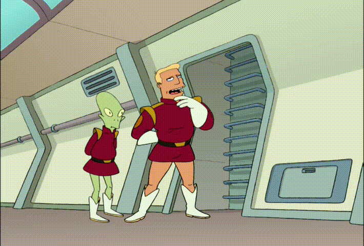 Download Sci Fi Futuristic Comedy TV Show Futurama Gif - Gif Abyss
