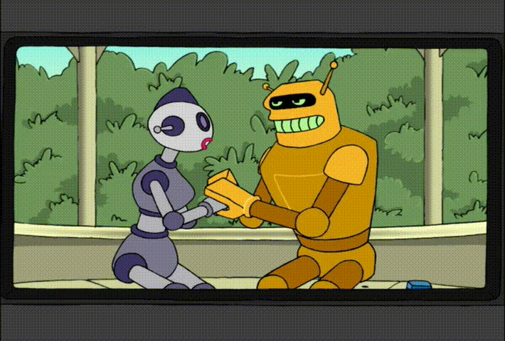 Download Sci Fi Futuristic Comedy TV Show Futurama Gif