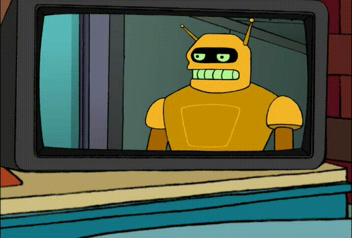 Download Sci Fi Futuristic Comedy TV Show Futurama Gif