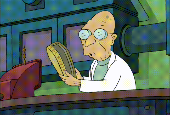 Download TV Show Futurama Professor Farnsworth Gif