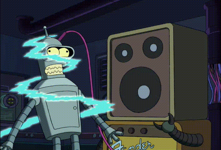 Download Sci Fi Futuristic Comedy TV Show Futurama Gif