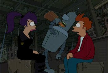 Download Sci Fi Futuristic Comedy TV Show Futurama Gif