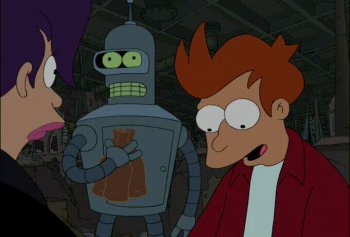 Download Sci Fi Futuristic Comedy TV Show Futurama Gif