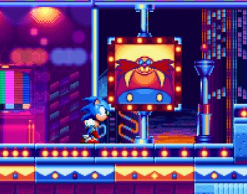 Download Sonic The Hedgehog Video Game Sonic Mania Retro Pixel Art Gif