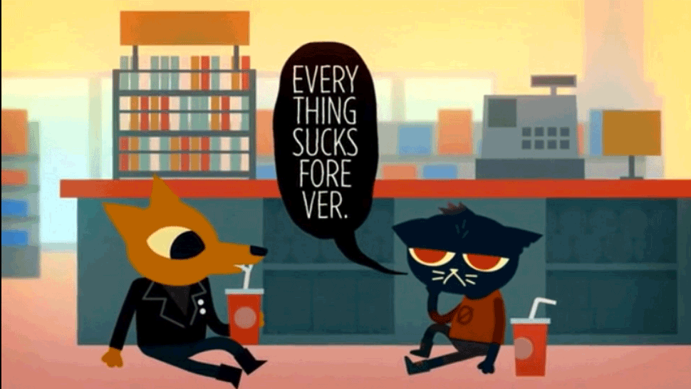 Download Video Game Night In The Woods Gif