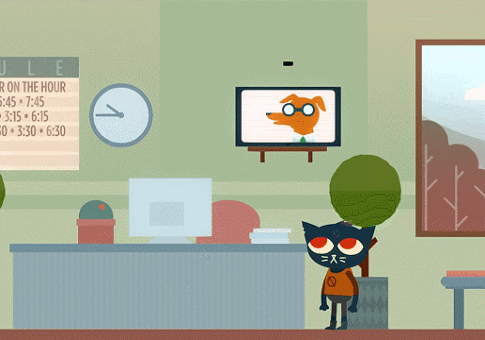 Download Video Game Night In The Woods Gif
