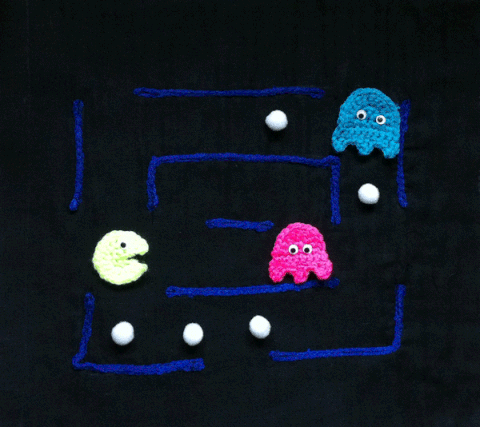 Download Video Game Pac-Man Gif - Gif Abyss