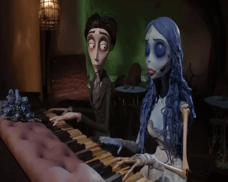 Download Horror Dark Movie Corpse Bride Gif