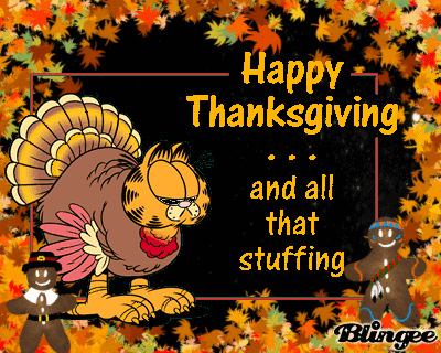 Garfield Thanksgiving Moving Gif Happy Thanksgiving Animated Gif GIFs